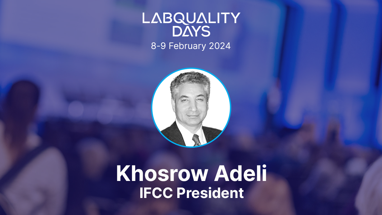 Khosrow Adeli to speak at Labquality Days 2024